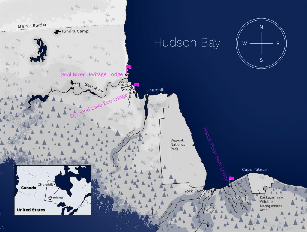 Our Location - Churchill Wild Polar Bear Tours